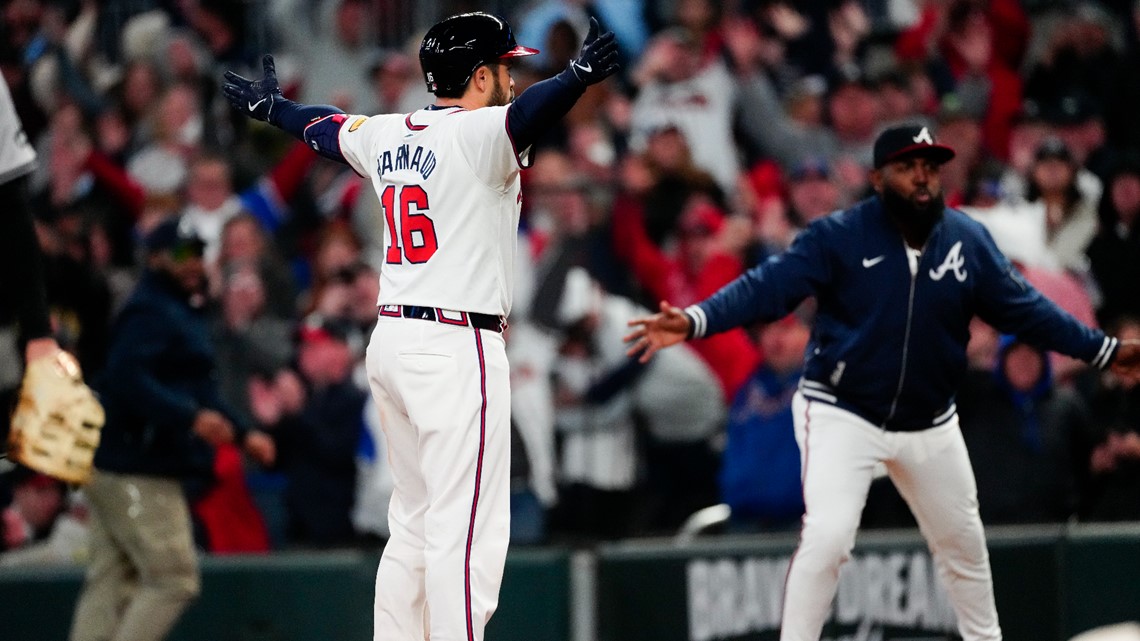 Braves thrilling ending finishes off Dbacks in home opener | 13wmaz.com