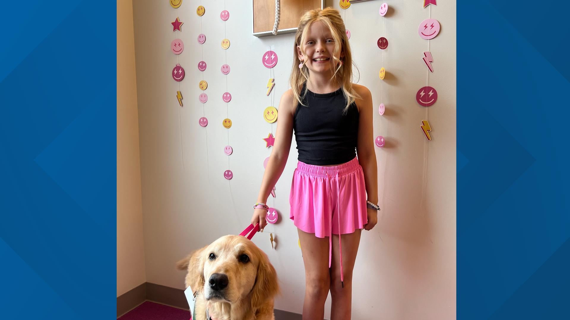 10-year-old Finnley and dog Flo cancer-free after bone cancer | 13wmaz.com