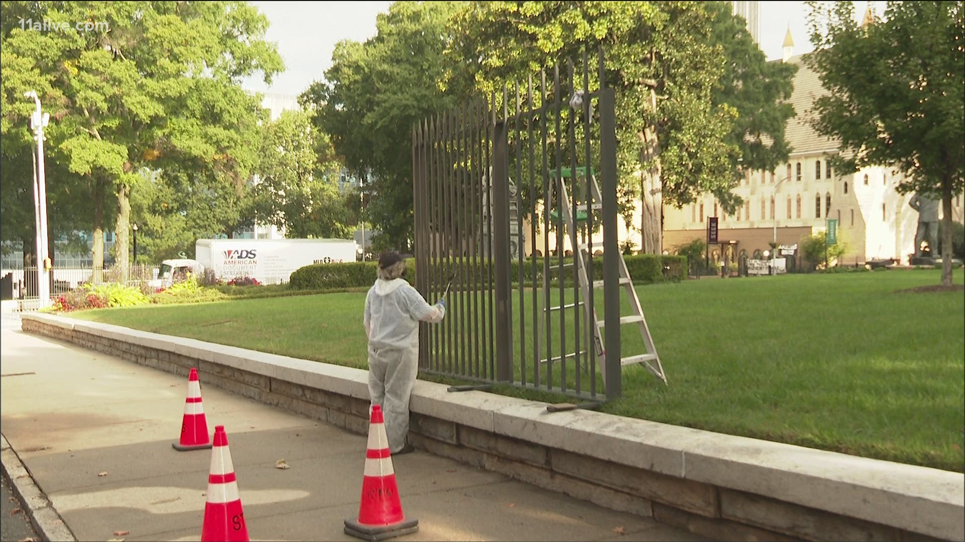 Georgia State Capitol fence being put up at $5 million cost | 13wmaz.com