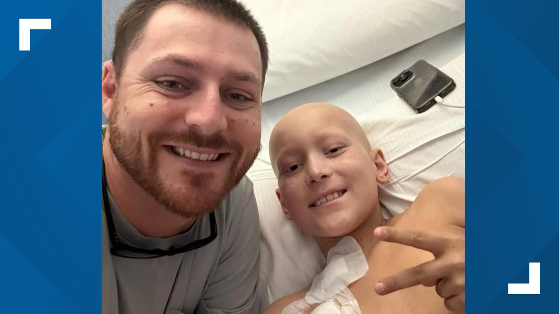 11 year old fighting leukemia 'speechless' after Braves care package ...