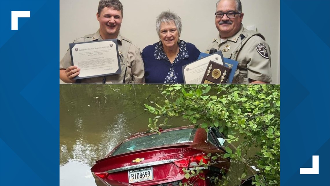 Paulding County deputies honored for saving woman submerged car | 13wmaz.com