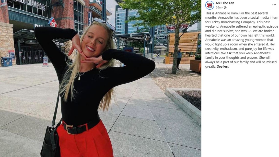 Annabelle Ham cause of death at 22 | YouTube star 680 The Fan | 13wmaz.com