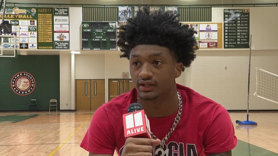 Jacob Wilkins son of Dominique Wilkins talks about Georgia Bulldogs ...