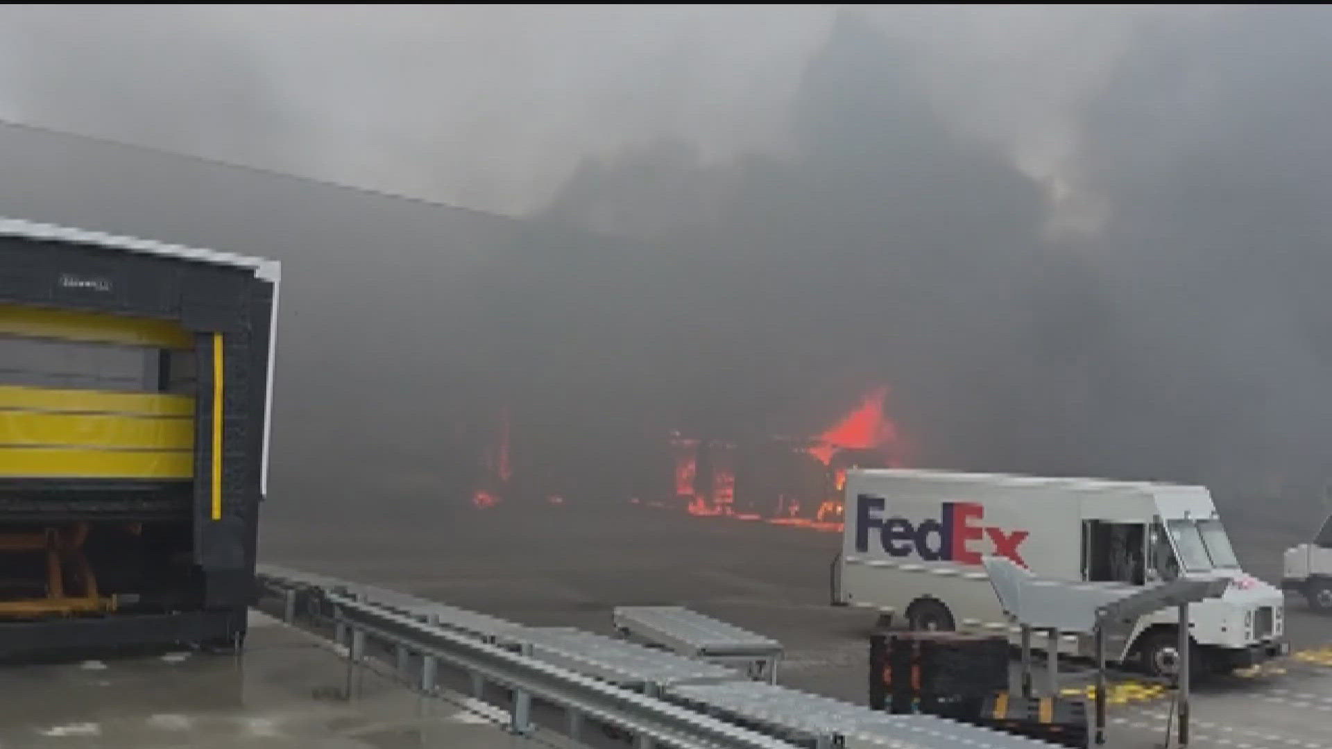 Fire breaks out at FedEx facility in Cobb County | 13wmaz.com