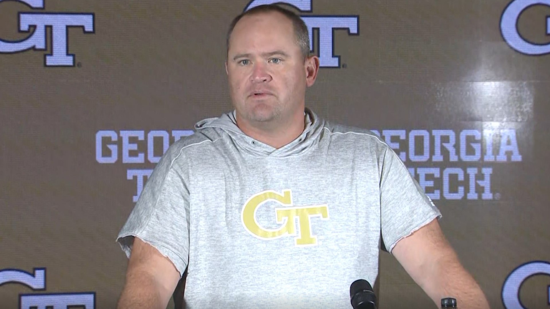 Georgia Tech head coach Brent Key celebrated with official debut ...