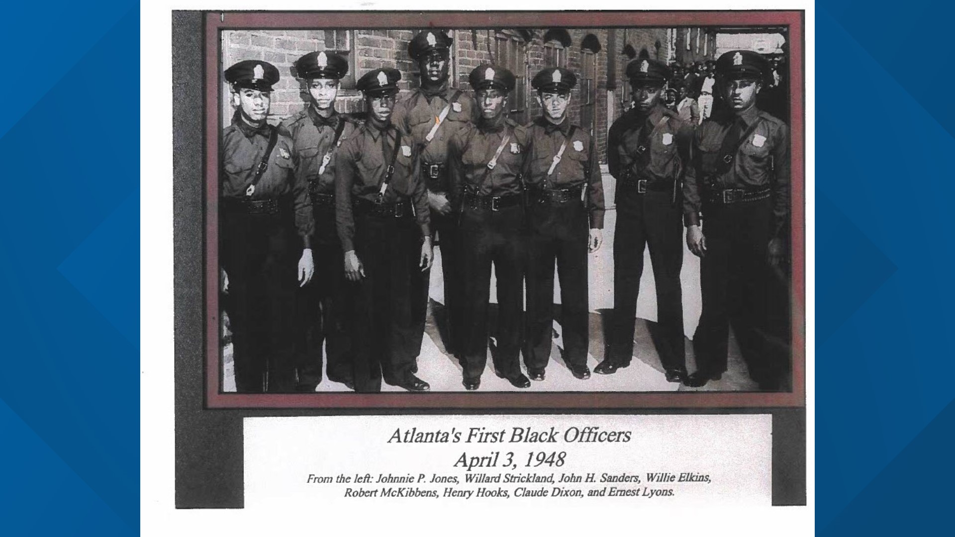 Honoring Atlanta's first Black police officers | 13wmaz.com
