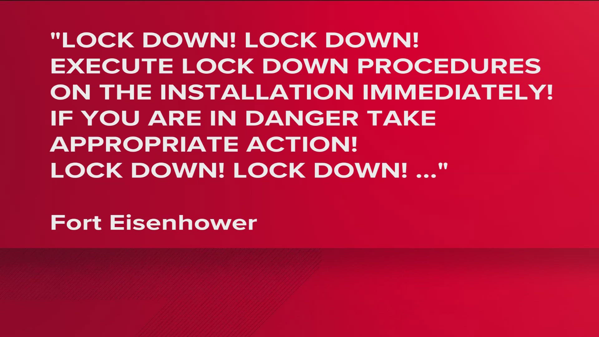 Fatal shooting at Fort Eisenhower prompts lockdown; shooter apprehended ...