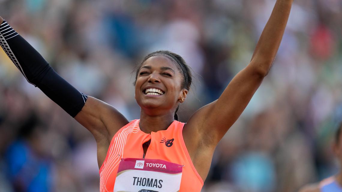 Gabby Thomas Atlanta-born track sensation heads to Paris Olympics ...