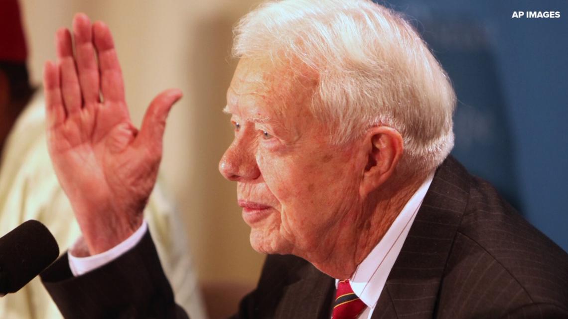 Jimmy Carter casts ballot in the 2024 election | 13wmaz.com