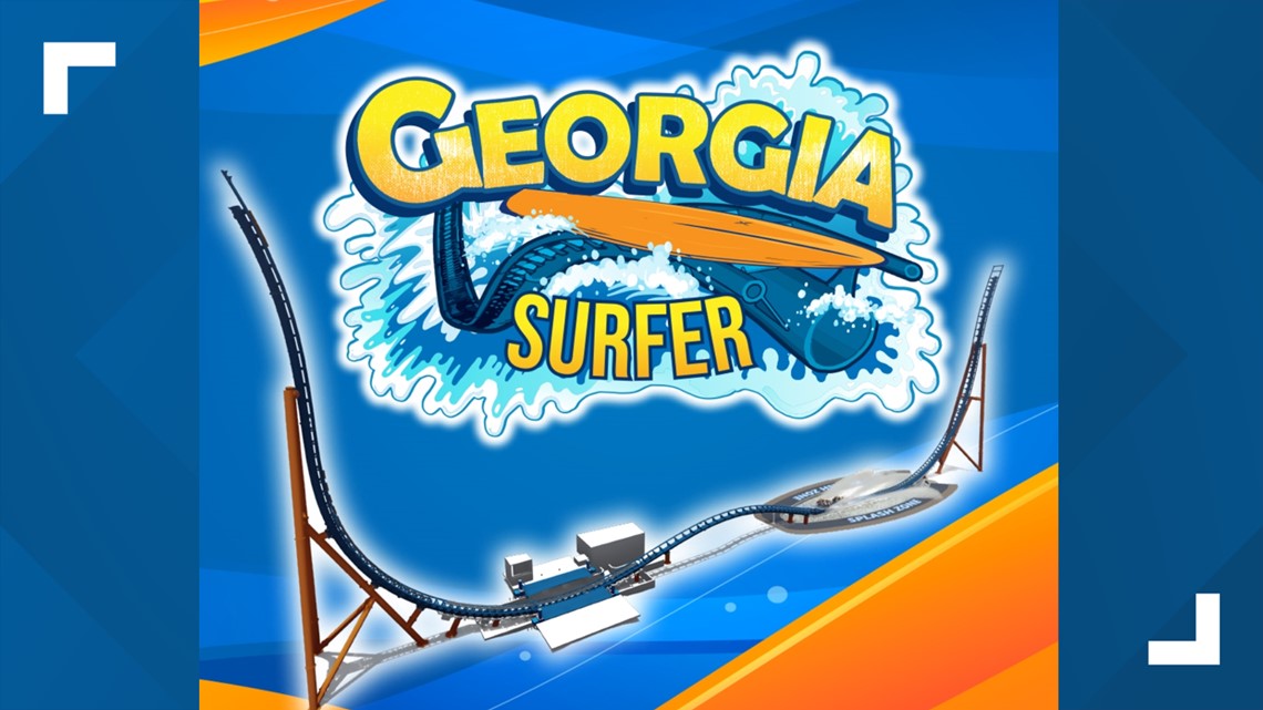 New rollercoaster Georgia Surfer at Six Flags Over Georgia | 13wmaz.com